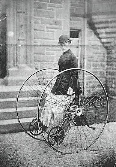 Mr. Otto’s Dicycle ca. 1880 – Tacky Raccoons
